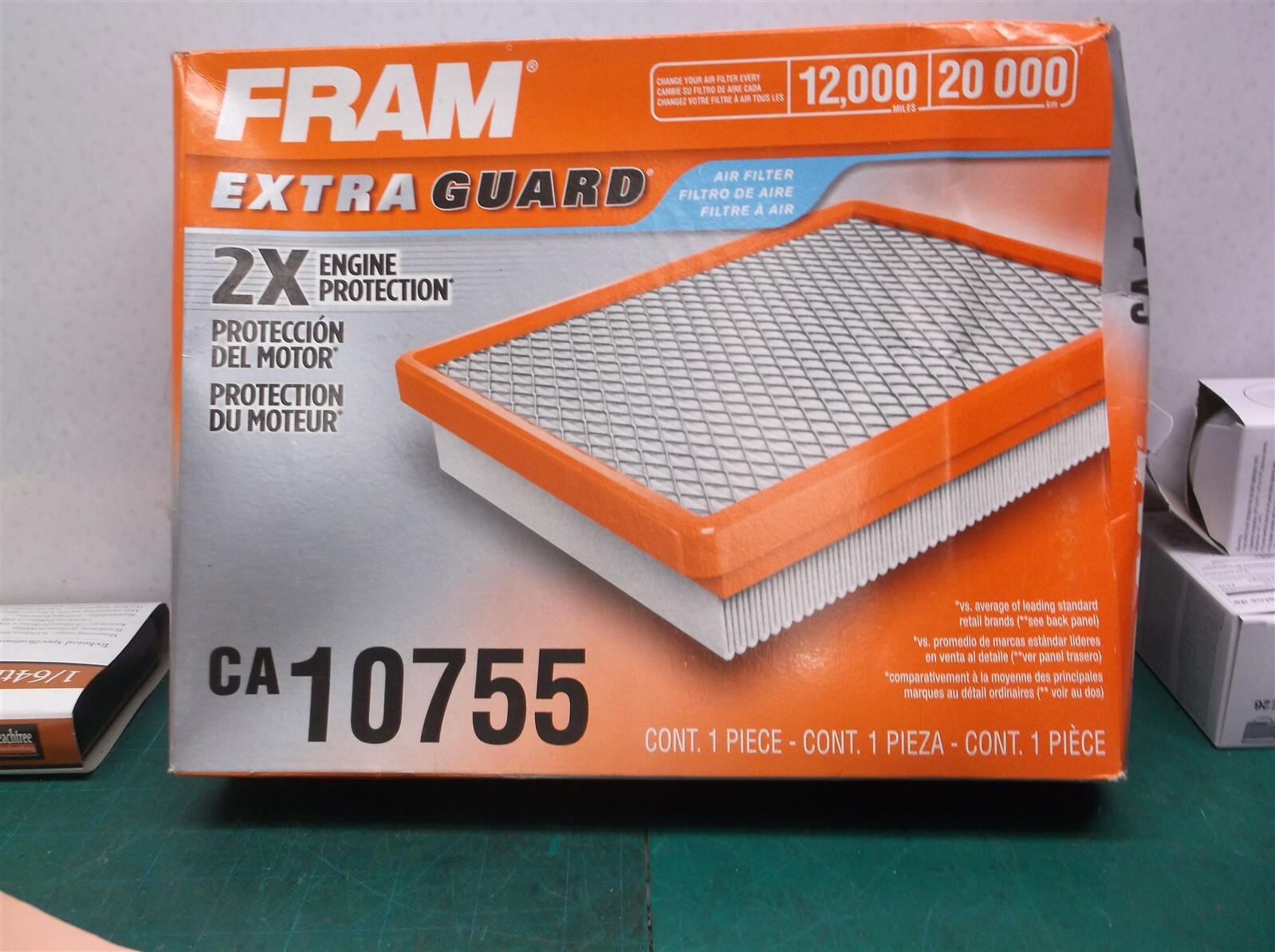 Fram CA10755 - Air filter cross reference