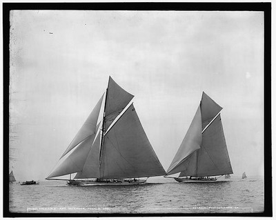 Columbia,Defender,America's Cup races,regattas,yachts,sloops,sailing ...