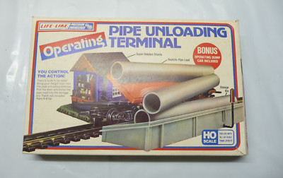 Life Like HO Scale National Pipe Company Unloading Terminal Operating ...