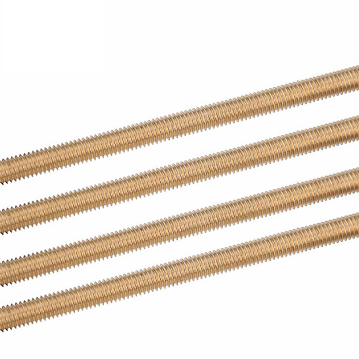 Threaded Rod Allthread Studding Brass M2M3M4M5M6M8 - M20 Bar Stud ...