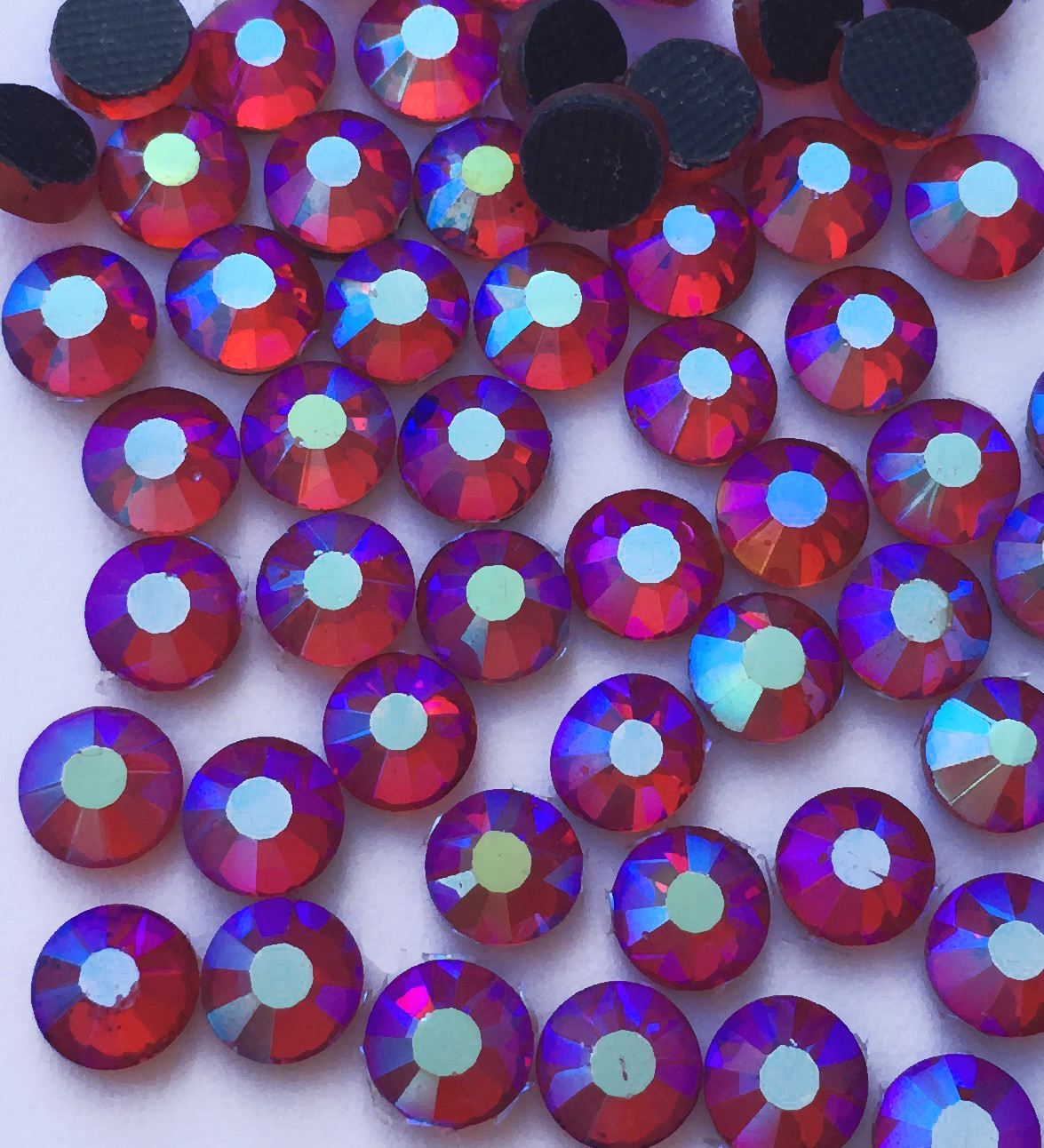 1440 pcs DMC Iron On Hotfix Crystal Rhinestones Colors SS6 SS10 SS16 ...