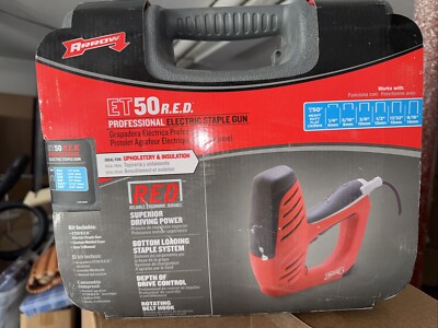 Arrow Professional Electric Staple Gun-Stapler Model ET50 RED | eBay