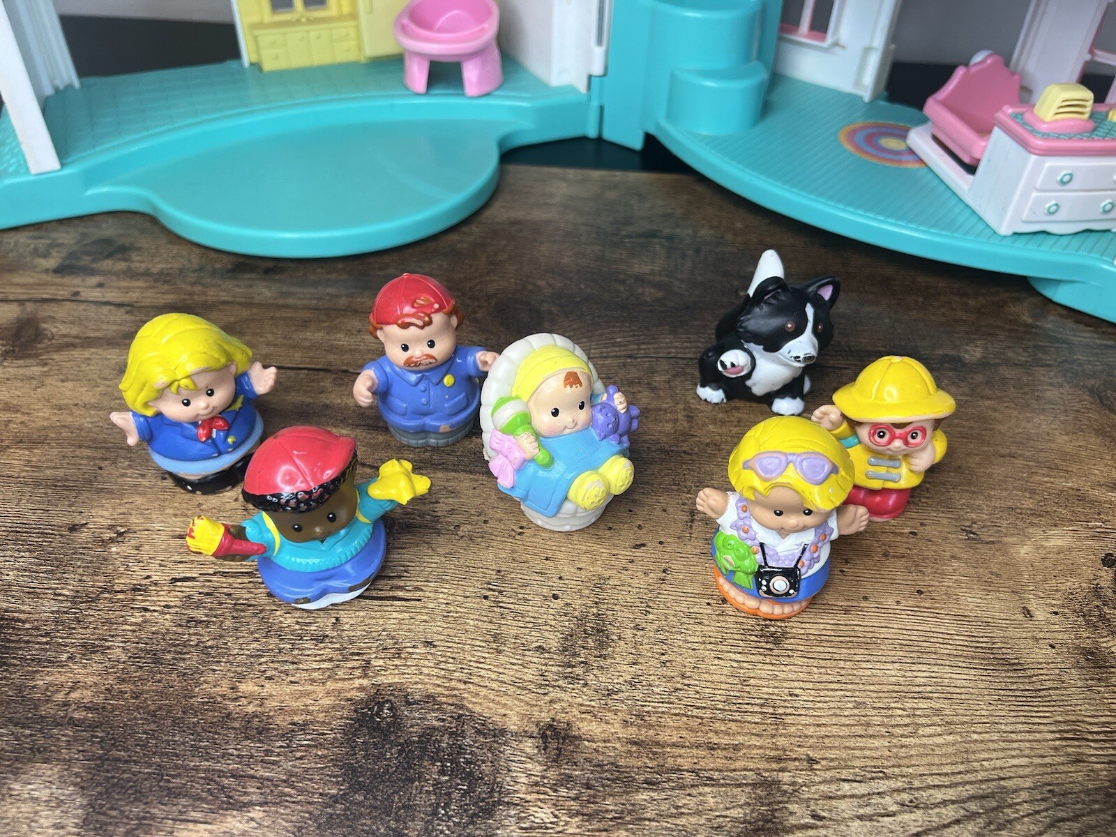 Fisher Little People Blue Roof Dollhouse House Only Fp2511 1996 for ...