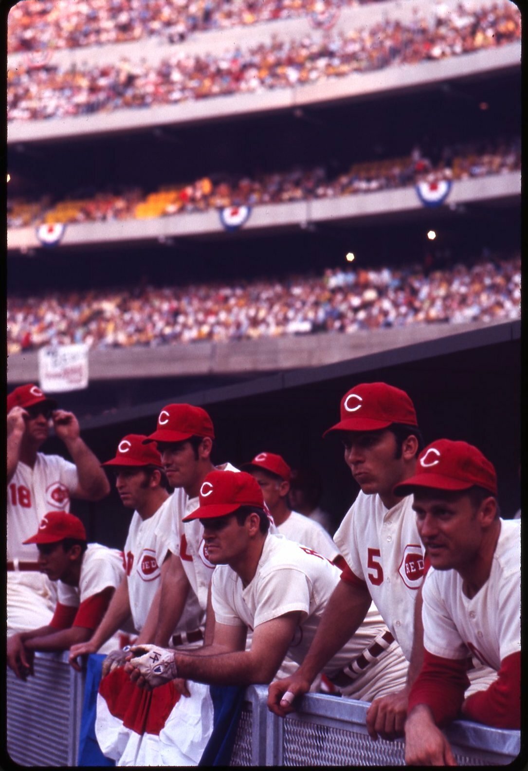 Pete Rose & Johnny Bench 1970 Reds Original Photo Color Negative 35MM ...