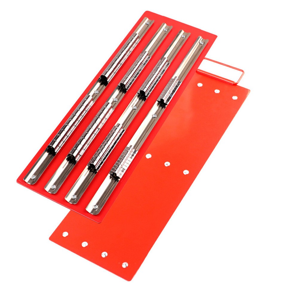 80Pcs Socket Rail Tray 1/4" 3/8" 1/2" Organiser Holder Rack Storage ...