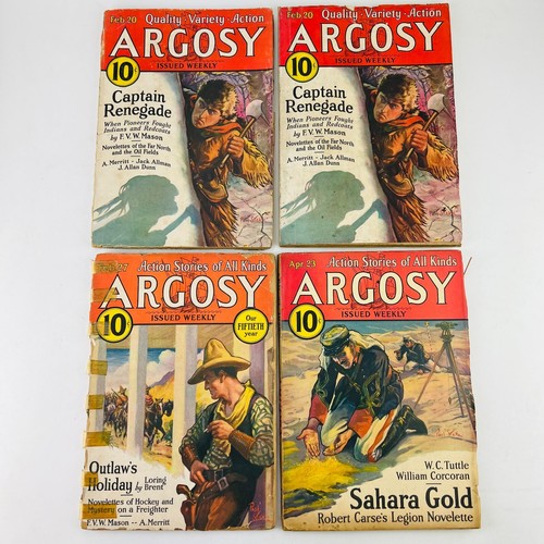 RARE!! Lot of 4 - ARGOSY -Key Issues - 1932 Pulp fiction Lot - G/ VG | eBay
