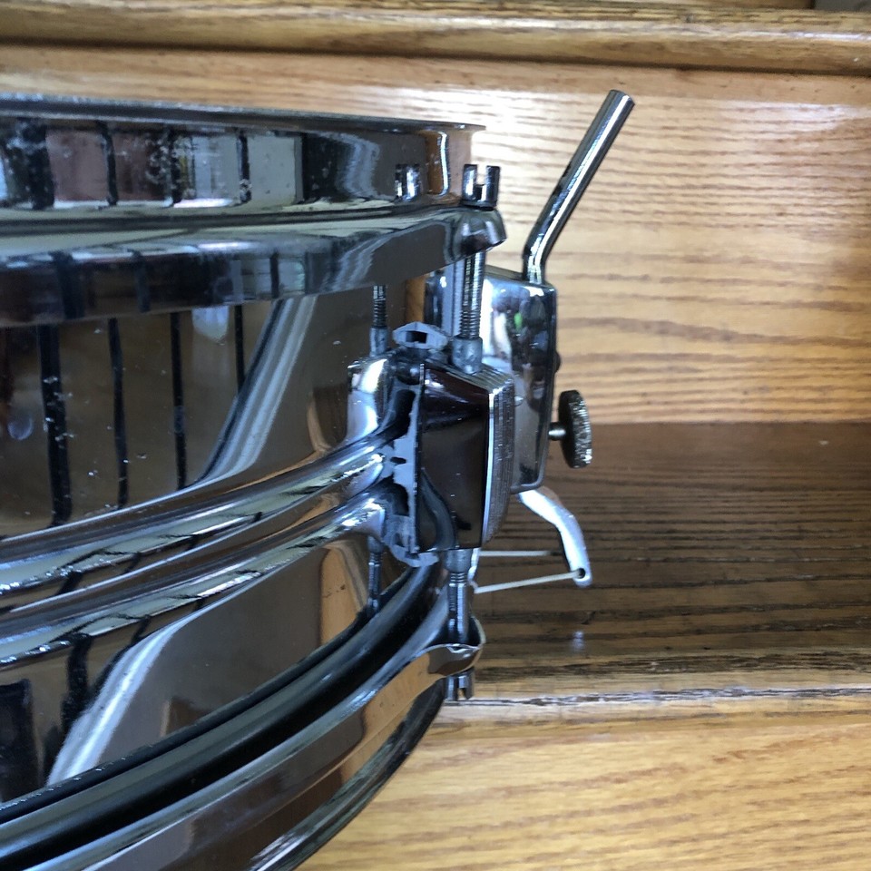 Vintage Trixon Snare Drum 5”/14” snare throw off does not stay on. | eBay