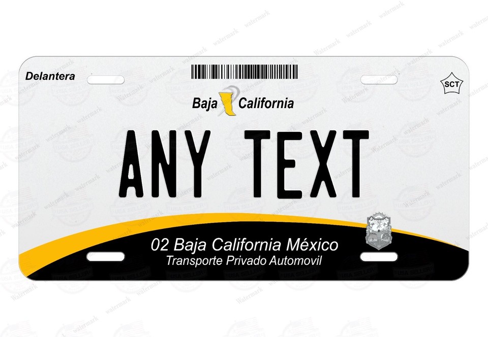 Any Mexico States Custom License Plate Personalized Novelty Auto Car ...