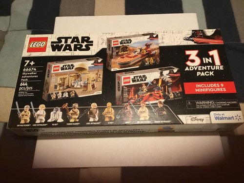 Lego Star Wars 66674 “Skywalker Adventures Pack” 3 In 1 RARE New in Box ...