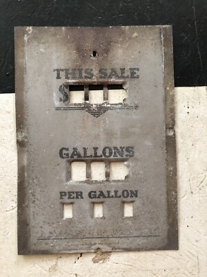 Original Wayne 60 Gas Pump Face Plate Oem | eBay