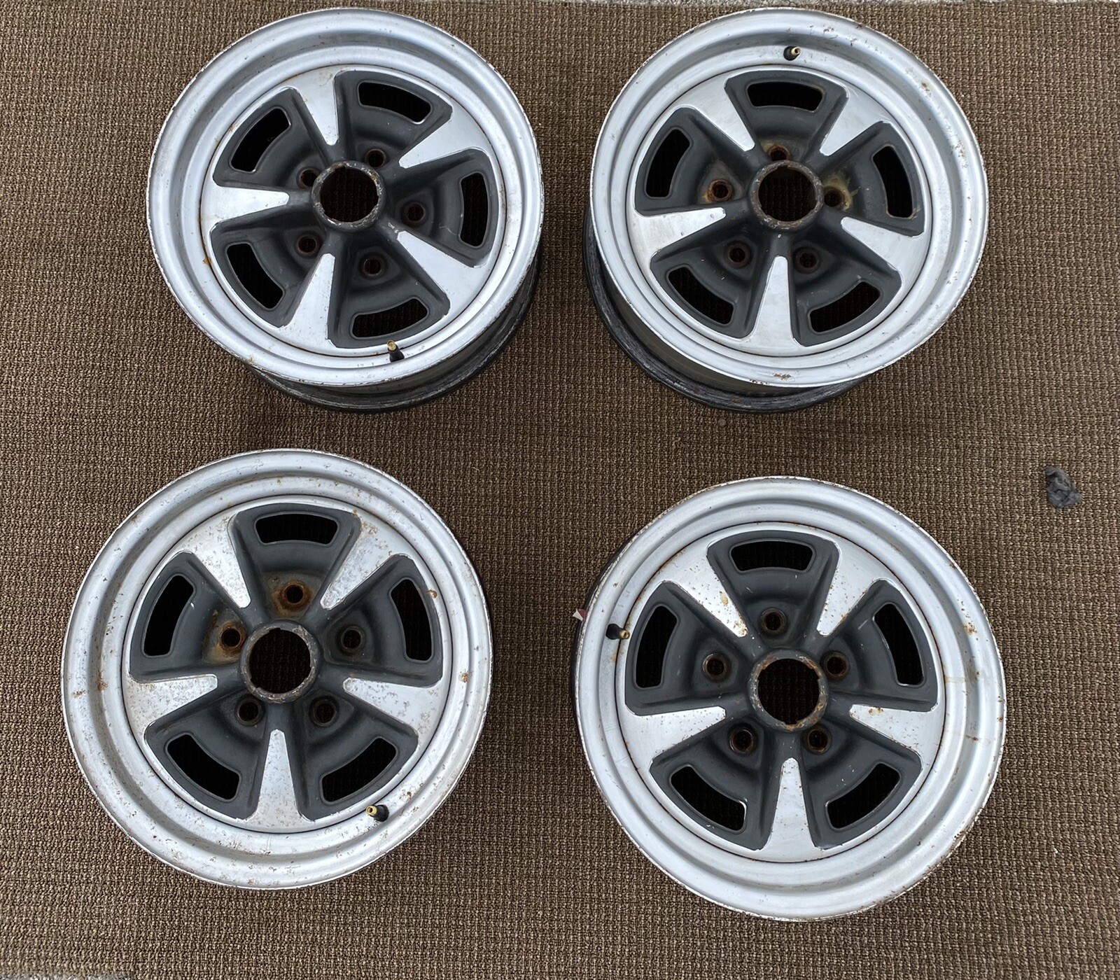 Pontiac GTO Tempest Firebird Rally II Wheels | 14x6 | KT Code | Disc ...