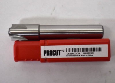 Procut DK55RC2CO Uncoated Corner Rounding Tool 1/16" Radius x 3/8" M42 ...