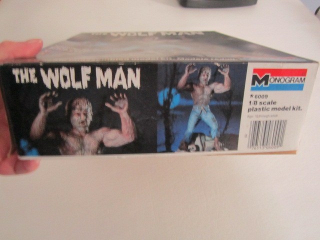 1983 MONOGRAM UNIVERSAL MONSTERS THE WOLFMAN 1:8 SCALE MODEL KIT #6009 ...