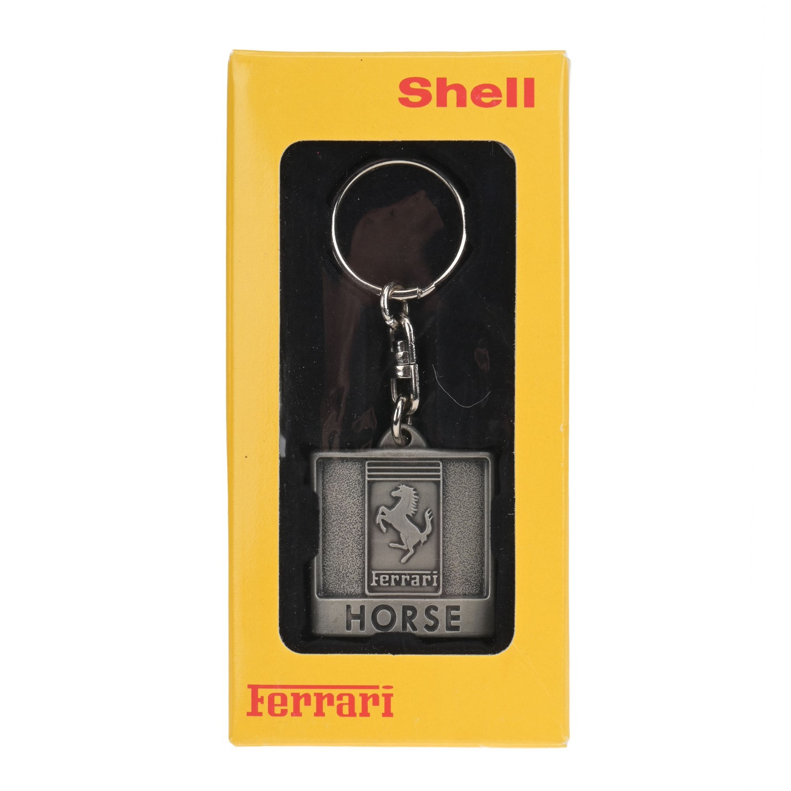 Ferrari Shell Pewter Horse Key Fob Paddock Club Indy F1 2000 | eBay