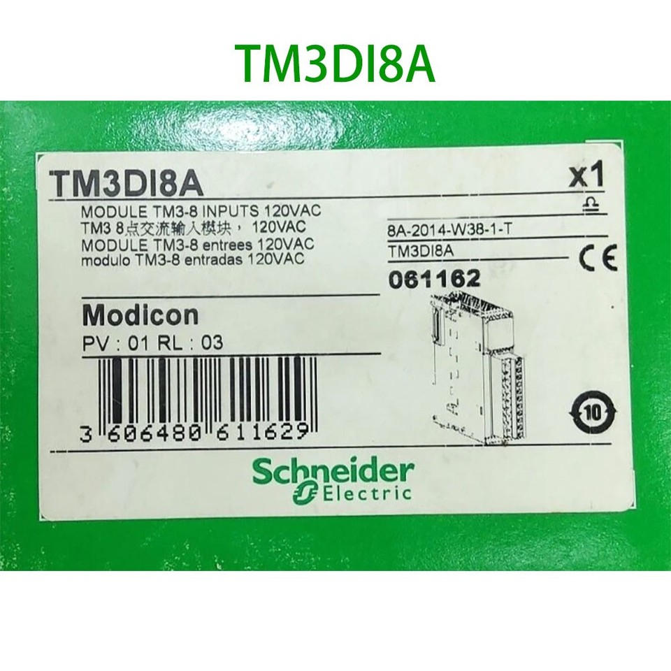 Schneide Brand new TM3DI8A Modicon PLC 8 point Input Module Expedited ...