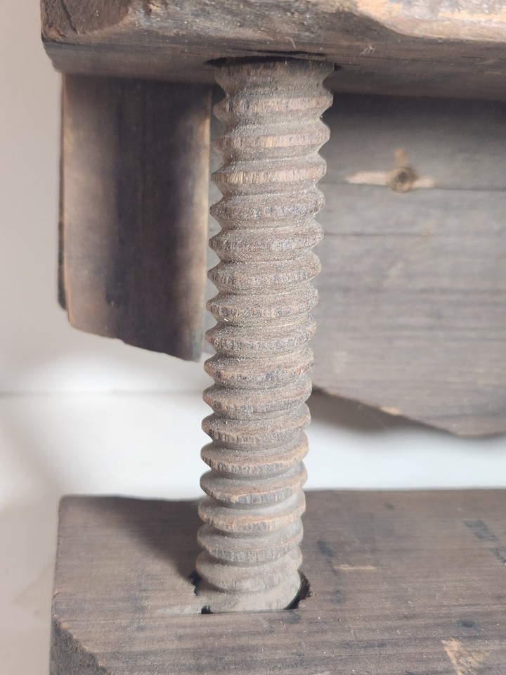 Bookbinding Finishing Tool Wooden Clamp Primitive Farmhouse Book ...