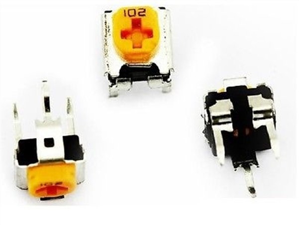 50Pcs Potentiometer WH06-2C 102 1Kohm Yellow Variable Resistor New Ic ...