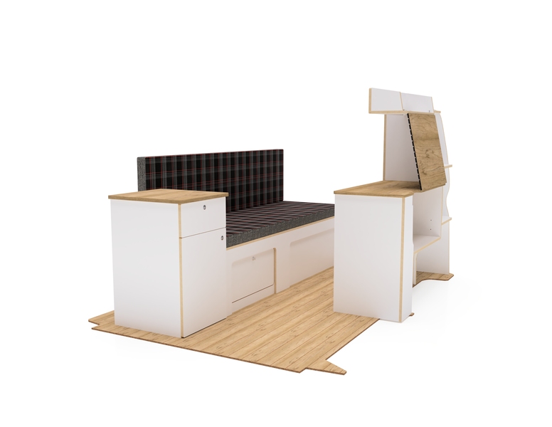 SWB Sliding bed , Wardrobe & Cabinet Bundle T5/T6 VW | eBay UK