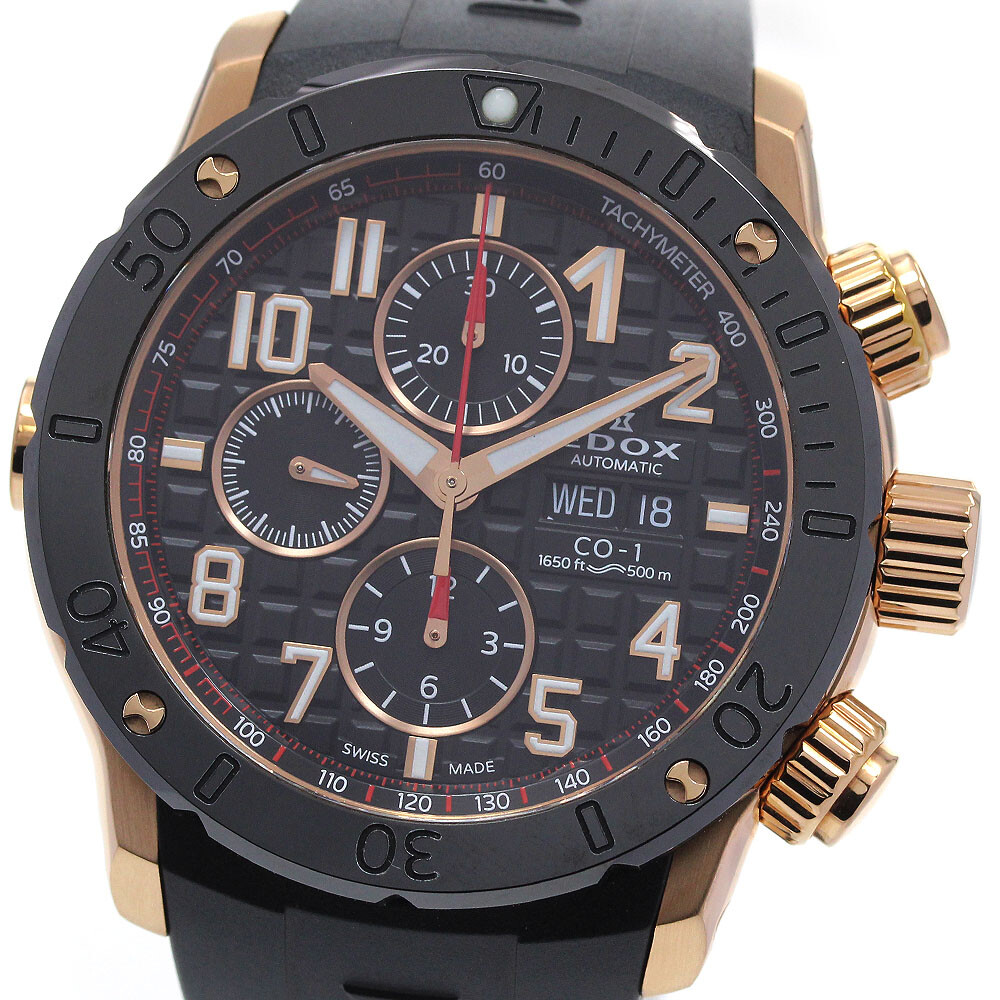 EDOX WATCH 01122-37R-NBR8 CHRONO OFFSHORE 1 DAY DATE CHRONOGRAPH ...