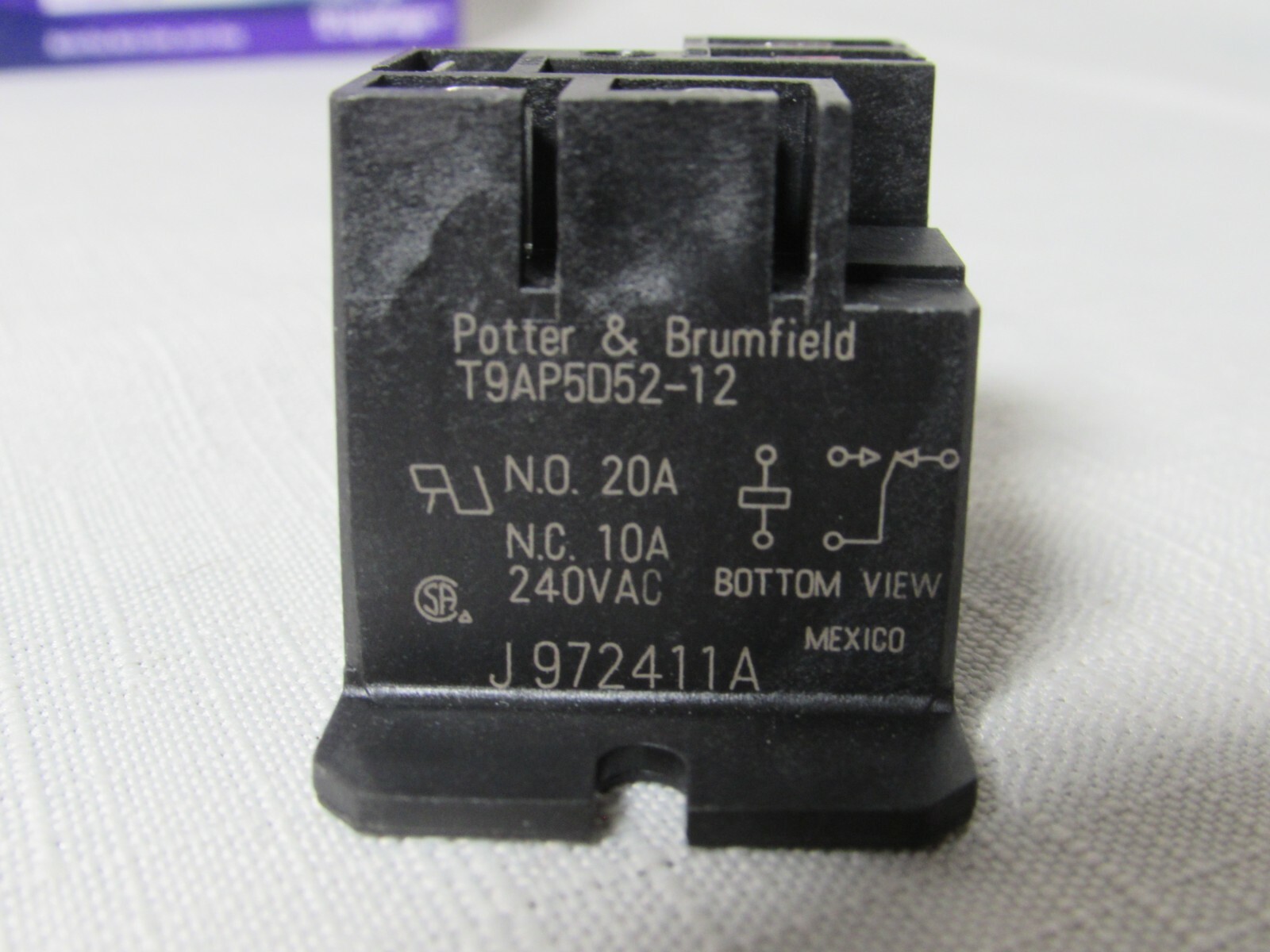 POTTER & BRUMFIELD T9AP5D52-12 12 VOLT RELAY 10 amp or 20 amp NEW FREE ...
