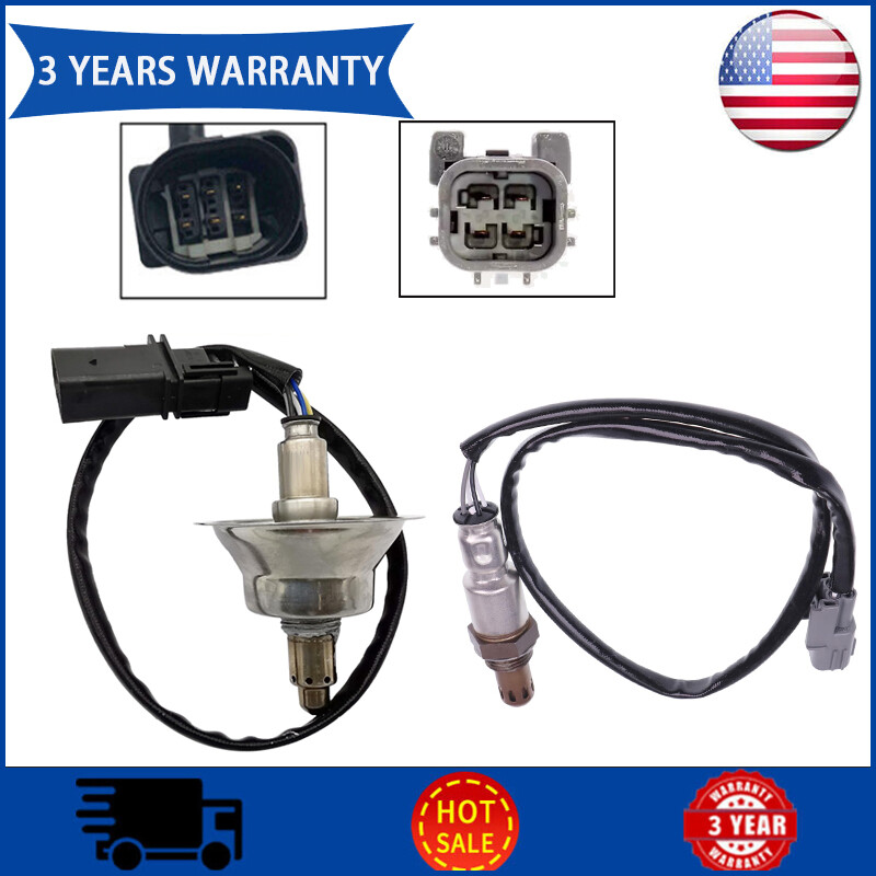 2PCS Upper+Lower Oxygen O2 Sensor For 2016-2019 Hyundai Sonata Kia ...