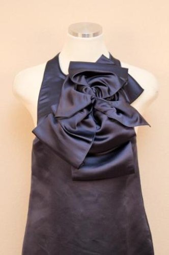 JCrew $395 Prabal Gurung Exploding Bow Dress 2 Classic Navy Blue ...