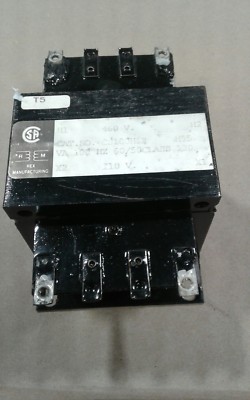 Rex Manufacturing Transformer 460V 100 VA 50/60HZ 130 CS100H1X ...