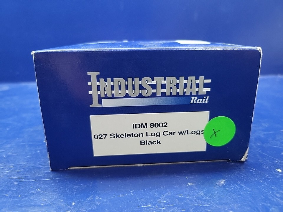 3 - Rail Industrial Rail IDM 8002 Skeleton Log Car w/ Logs O27 027 | eBay