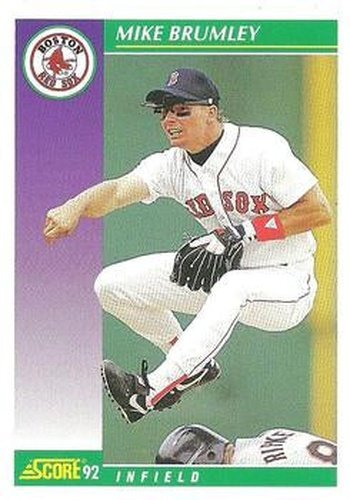#363 Mike Brumley - Boston Red Sox - 1992 Score Baseball | eBay