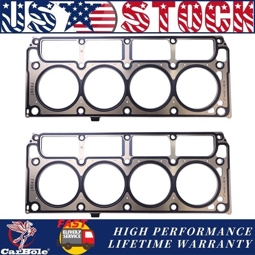 2 PCS Head Gasket LS Engines 4.8L 5.3L 5.7L 2002-2014 GM REF 12589226 ...