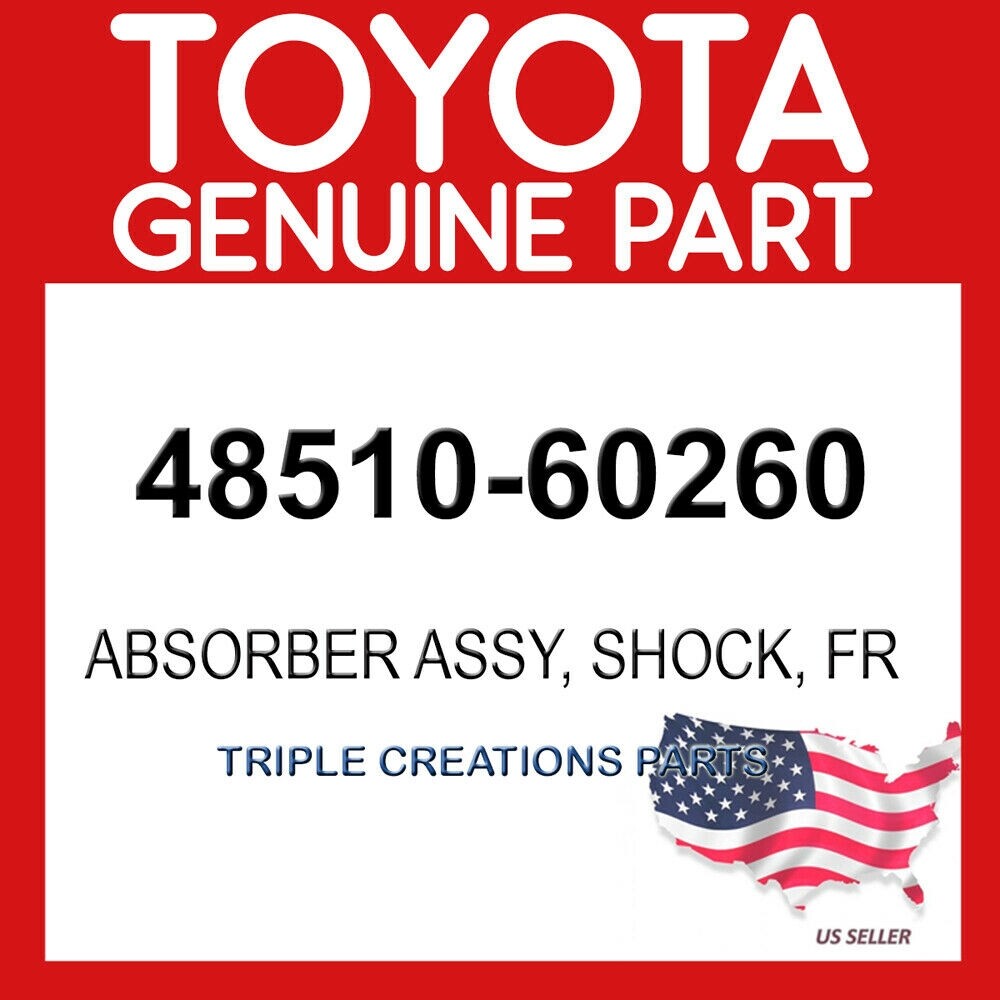 Toyota Genuine 4851060260 Absorber Assy Shock Front RH or LH 48510 ...