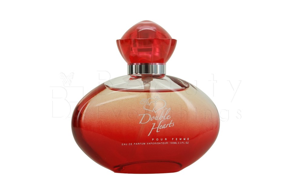 Double Hearts Pour Femme by YZY 3.3oz EDP Spray NIB & Sealed Women's ...