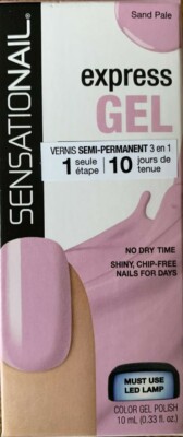 SENSATIONAIL Express Gel Nail Polish one step polish in sand pale 10ml ...