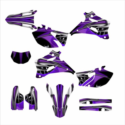 2007 2008 2009 2010 2011 WR450F Graphics decal sticker kit #4444-Purple ...