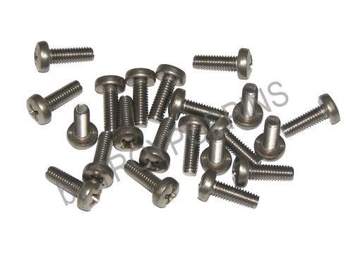 20-SS M3-0.5 X 12MM PPH PHILLIPS PAN HEAD MACHINE SCREWS STAINLESS ...
