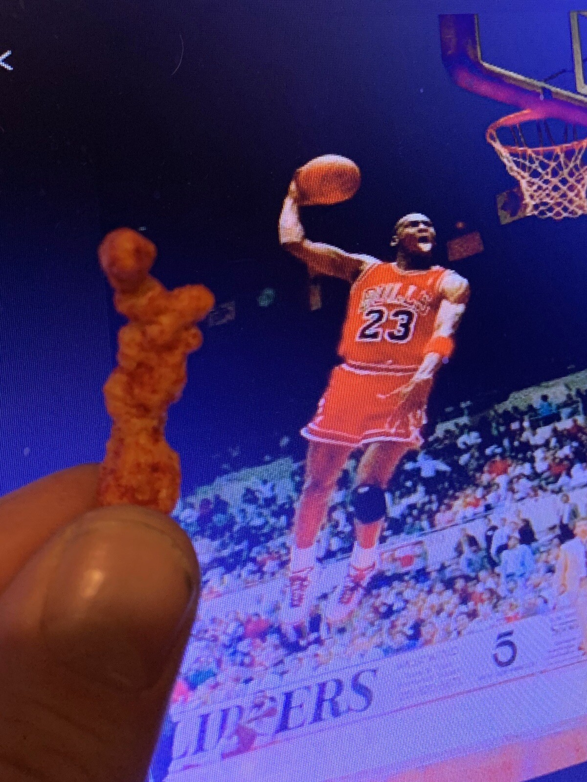 **RARE** Michael Jordan Dunking Flaming Hott Cheeto 1 Of A Kind | eBay