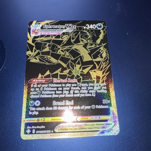 Pokemon Eternatus VMAX GOLD Secret Rare Full Art Shining Fates MINT ...