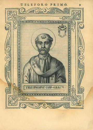 Portrait of Pope Telesphorus 2005409900003| eBay