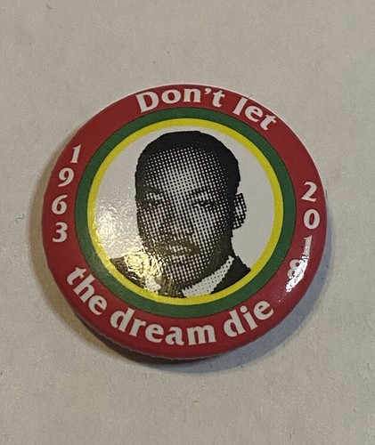 Supreme MLK Don't Let the Dream Die Button Martin Luther King Pin SS18 ...