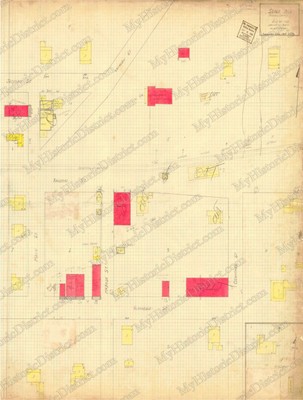 Seale Alabama 1933 Historic Vintage Antique Map RP 12.5 x 16.5" FREE ...