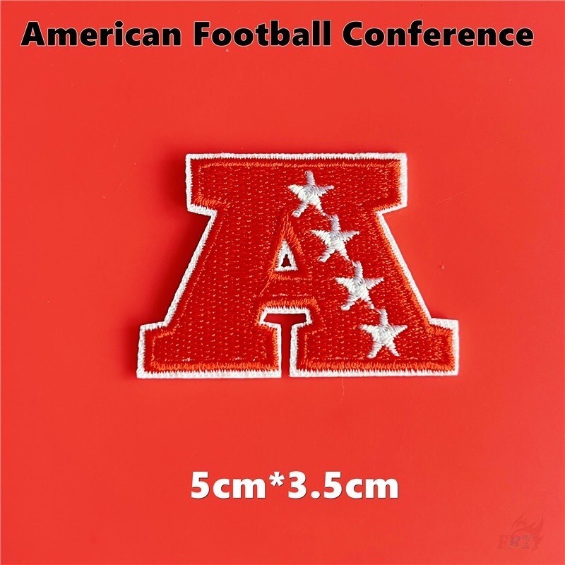 3 Pcs AFC NFL Iron on Patches American Football Conference Free ...