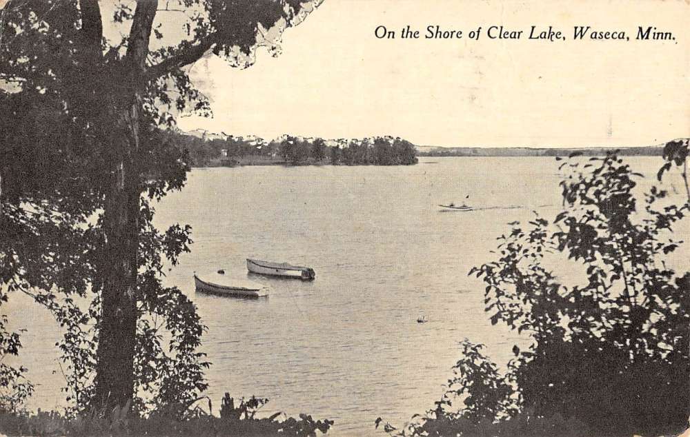 Waseca Minnesota Clear Lake Waterfront Antique Postcard K55872 | eBay