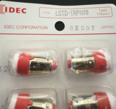 1PCS LSTD-1R IDEC BA9S/13 Base LED Lamp Red 12V AC/DC 11mA | eBay