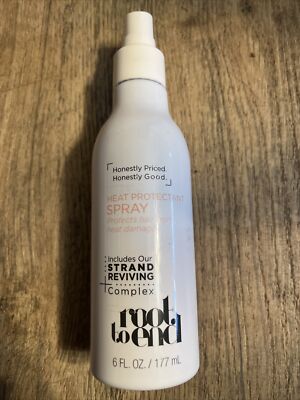 Root To End Heat Protectant Spray 6.0oz, Includes Strand Reviving ...