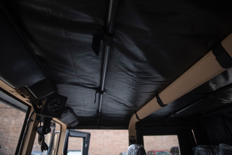 HMMWV Soft Top Kit & Rear Curtain w C-Pillar Bows rails Humvee | eBay