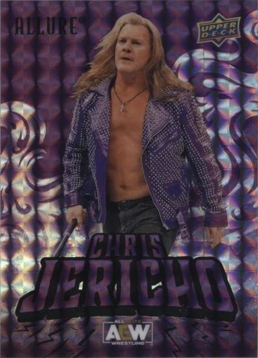 2024 Upper Deck Allure Aew - Chris Jericho #13 Purple Diamond /10 for ...