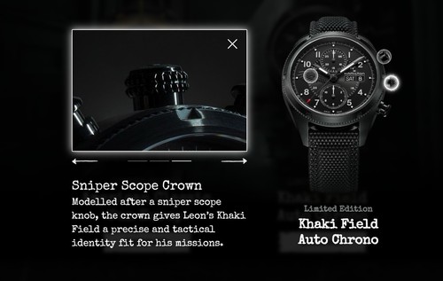 HAMILTON Resident Evil Requiem Leon Khaki Field Auto Chrono Watch ...