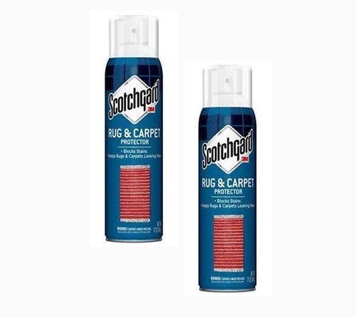 2 Pk Scotchgard-Rug Carpet Protector Spray Blocks Stains Fabric ...