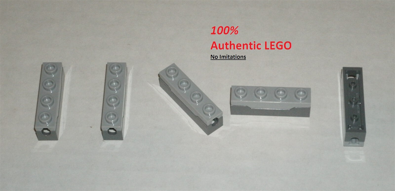 LEGO NEW 1x4 Dark Stone Grey Brick Spring Shooter (5x) 6048898 Brick ...