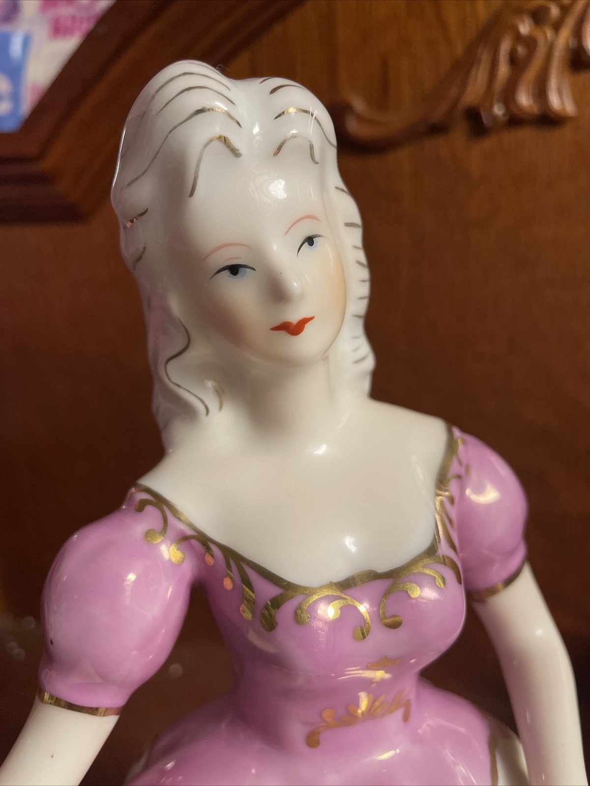 vintage porcelain lady music box | eBay